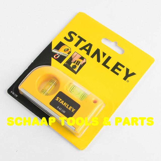 Stanley Waterpas pocket level met magnetische basis en riemclip | 0-42 ...