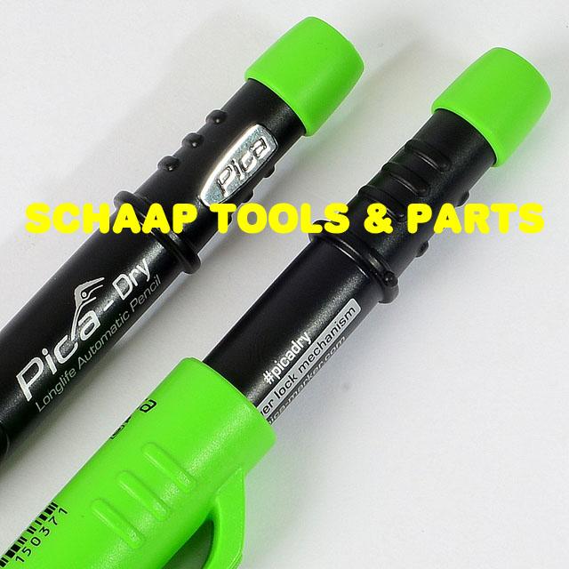 Pica Marker Pica-Dry marker potlood zwart met ingebouwde puntenslijper ...