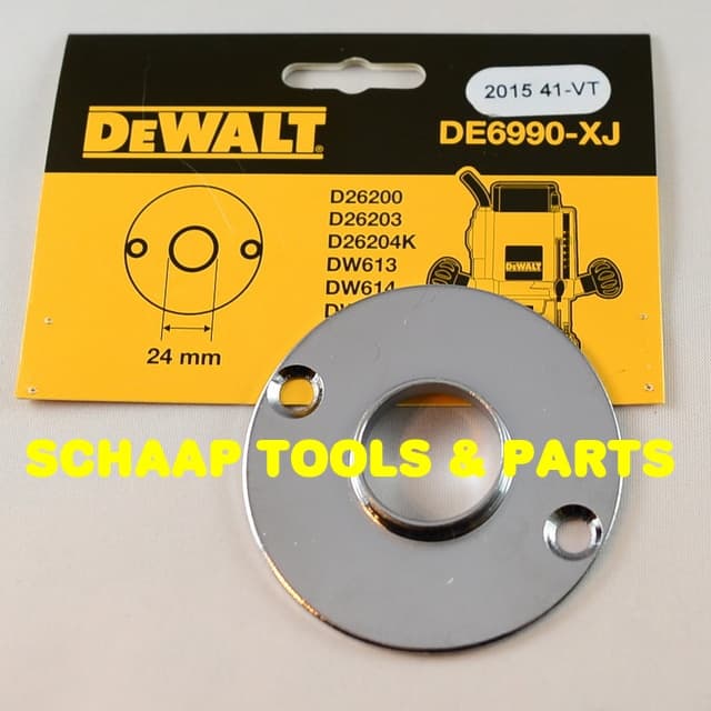 DeWalt Bovenfrees kopieerring 24 mm DW613 DW614 DW615 D26200 D26203 ...