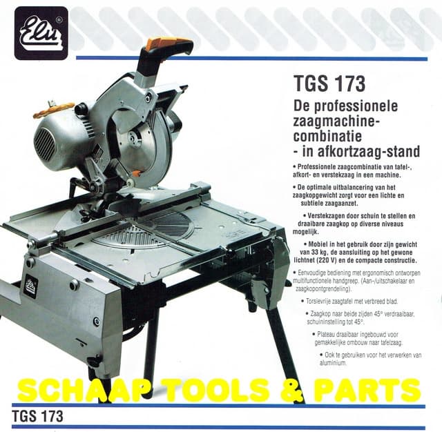 Elu Tafel-/afkortzaagmachine's TGS173 | Schaap Tools & Parts