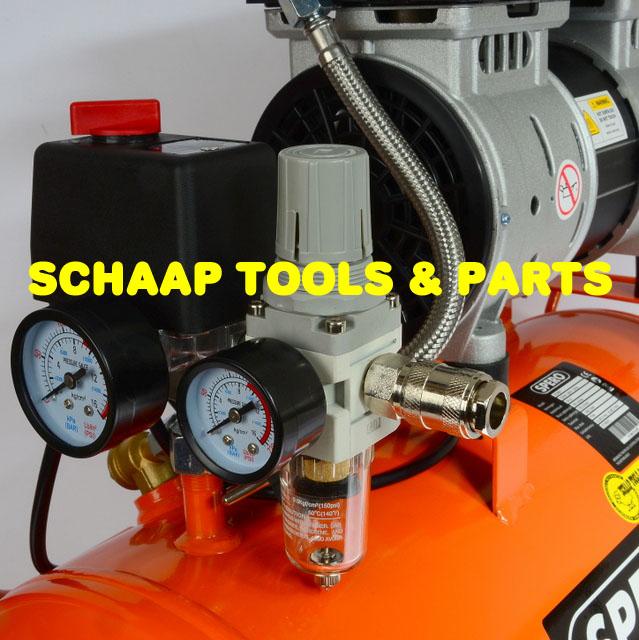 Spero Compressor 195 liter per minuut Geluidsarm 54 dB - 24 liter tank ...