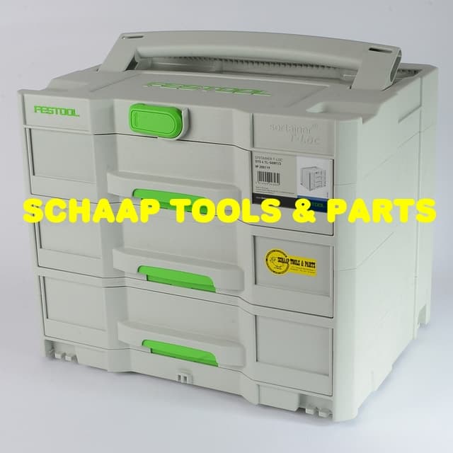 Festool Systainer Sys-Sortainer met 3 schuifladen | 200119 | Schaap ...