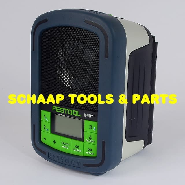 Festool Radio - Bouwplaatsradio SYSROCK BR 10 D met DAB+ | 202111 ...