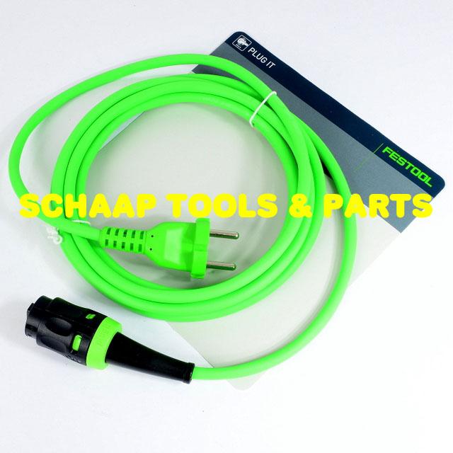 Festool Machine plug it-kabel PUR 4 meter groen H05 BQ-F | 203921 ...