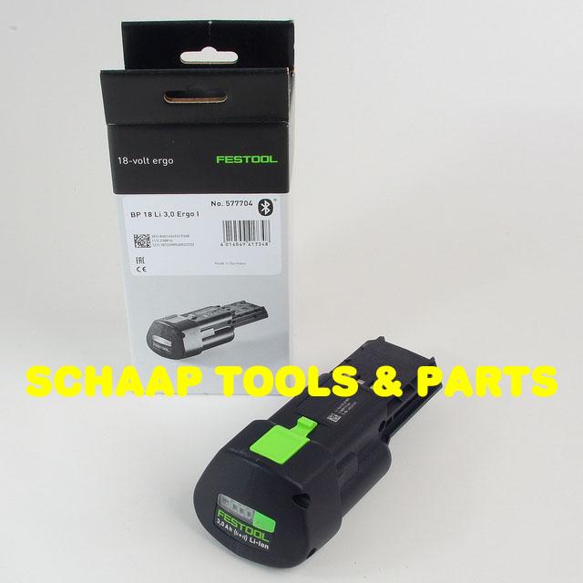 Festool Accupack BP 18 Li 3,0 Ergo-1 Bluetooth | 577704 | Schaap Tools ...