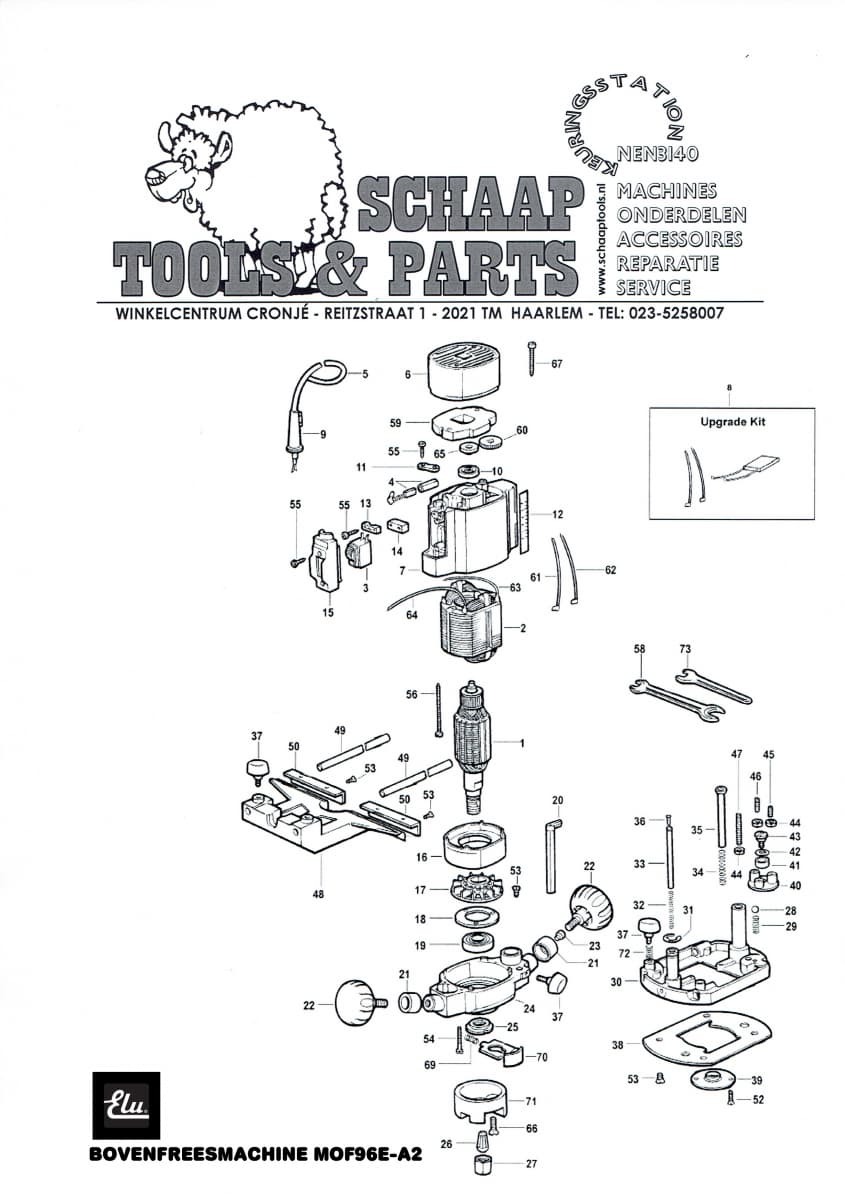 Elu Bovenfreesmachine MOF96E - A2 | Schaap Tools & Parts