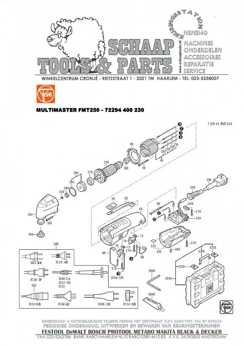 Fein MultiTalent FMT 250 - 72294 400 230 | Schaap Tools & Parts