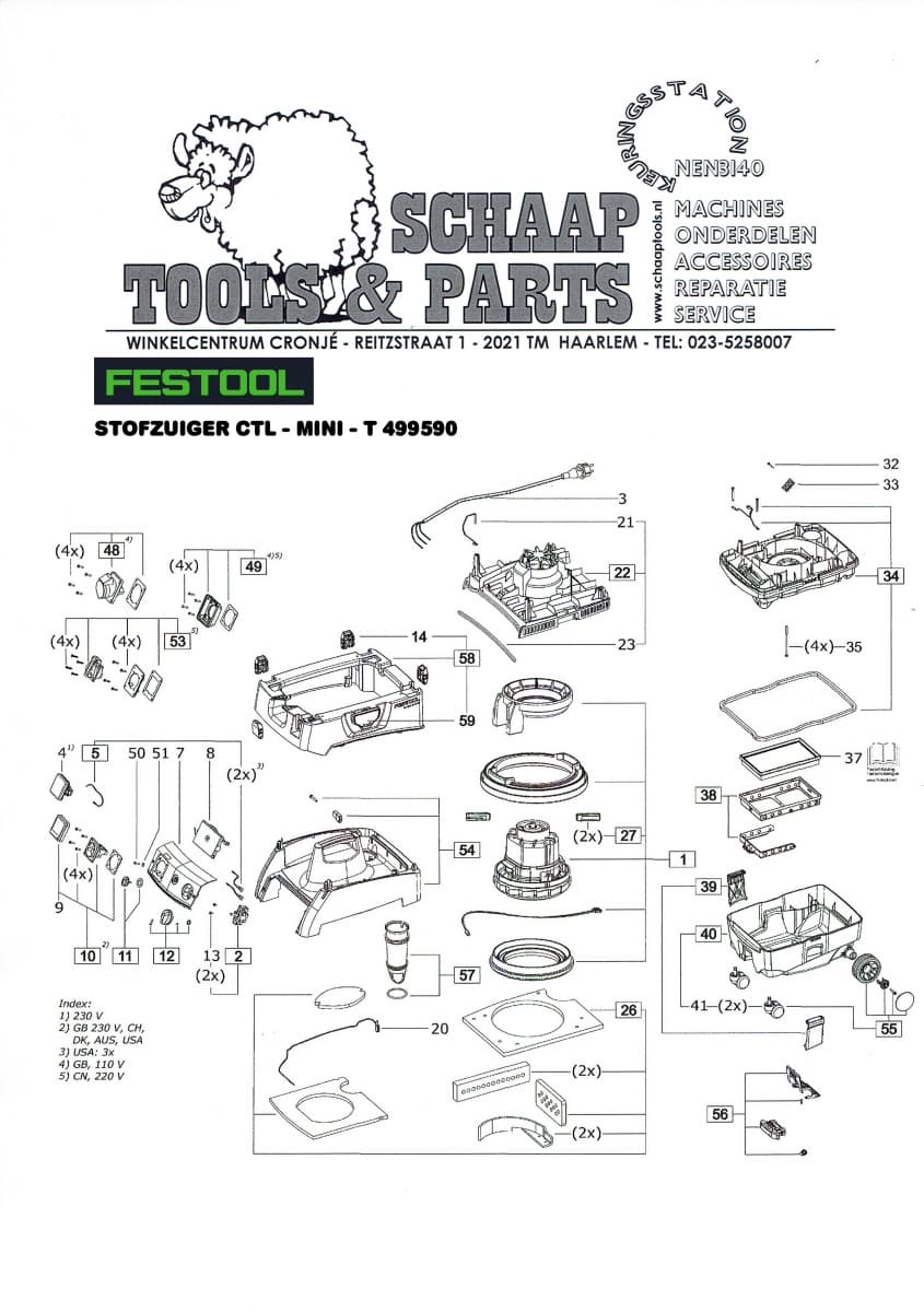 Festool Stofzuiger CTL - MINI - T 499590 | Schaap Tools & Parts