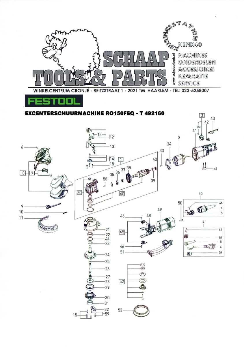 Festool Excenterschuurmachine RO150 FEQ-Plus in SYS3 M 237 met ...
