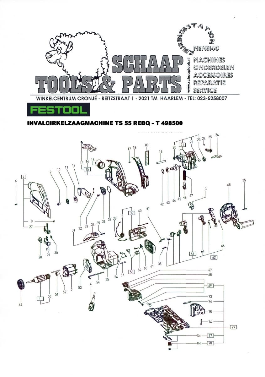 Festool Ts 55 Parts Diagram Festool Ts55-eq (491595) Circula