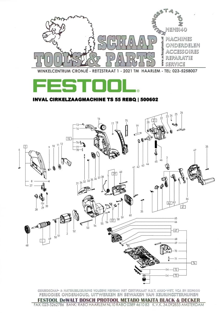 Festool Invalcirkelzaagmachine TS 55 REBQ-Plus-FS | 561580 (met video ...